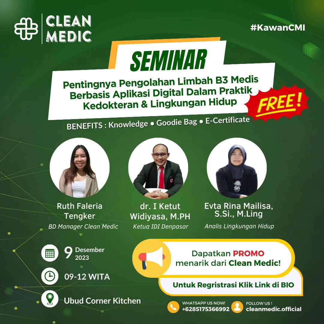 PENTINGNYA PENGOLAHAN LIMBAH B3 MEDIS BERBASIS APLIKASI DIGITAL DALAM ... PENTINGNYA PENGOLAHAN LIMBAH B3 MEDIS BERBASIS APLIKASI DIGITAL DALAM ...